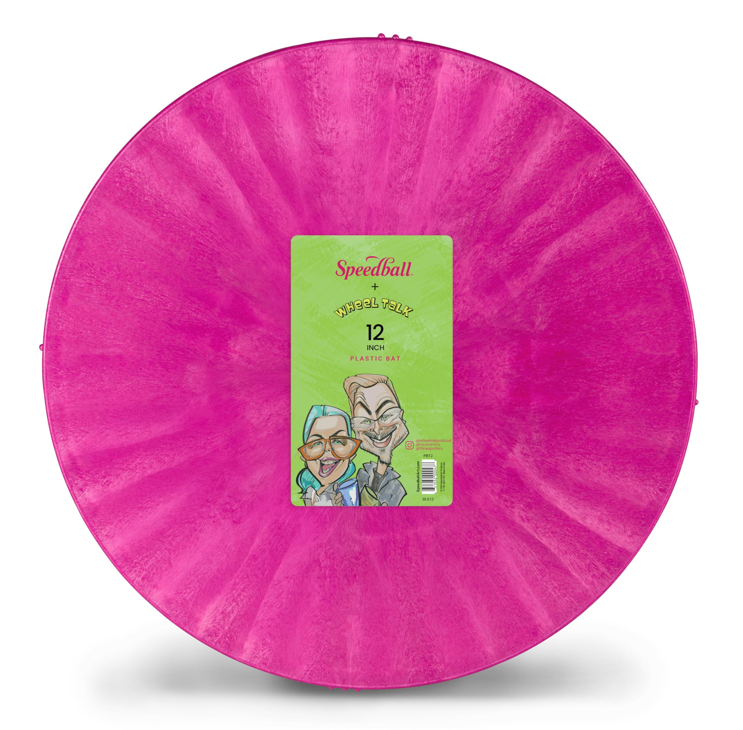 Snapklik.com : Speedball 12 Inch Round Universal Pottery Wheel Bat