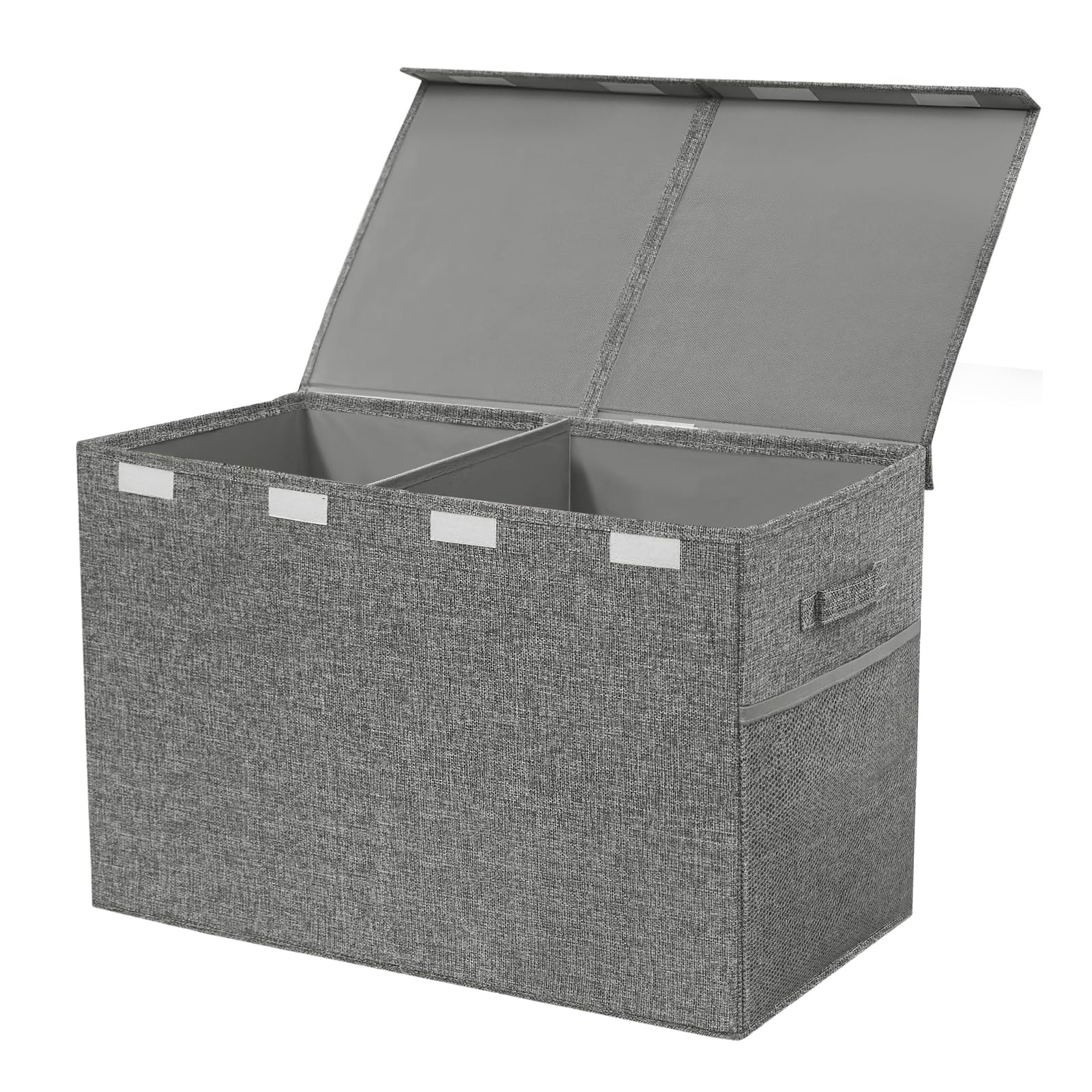 Amazon.com: downluxe Large Storage Bins with Lids and Handles, 85 L ...