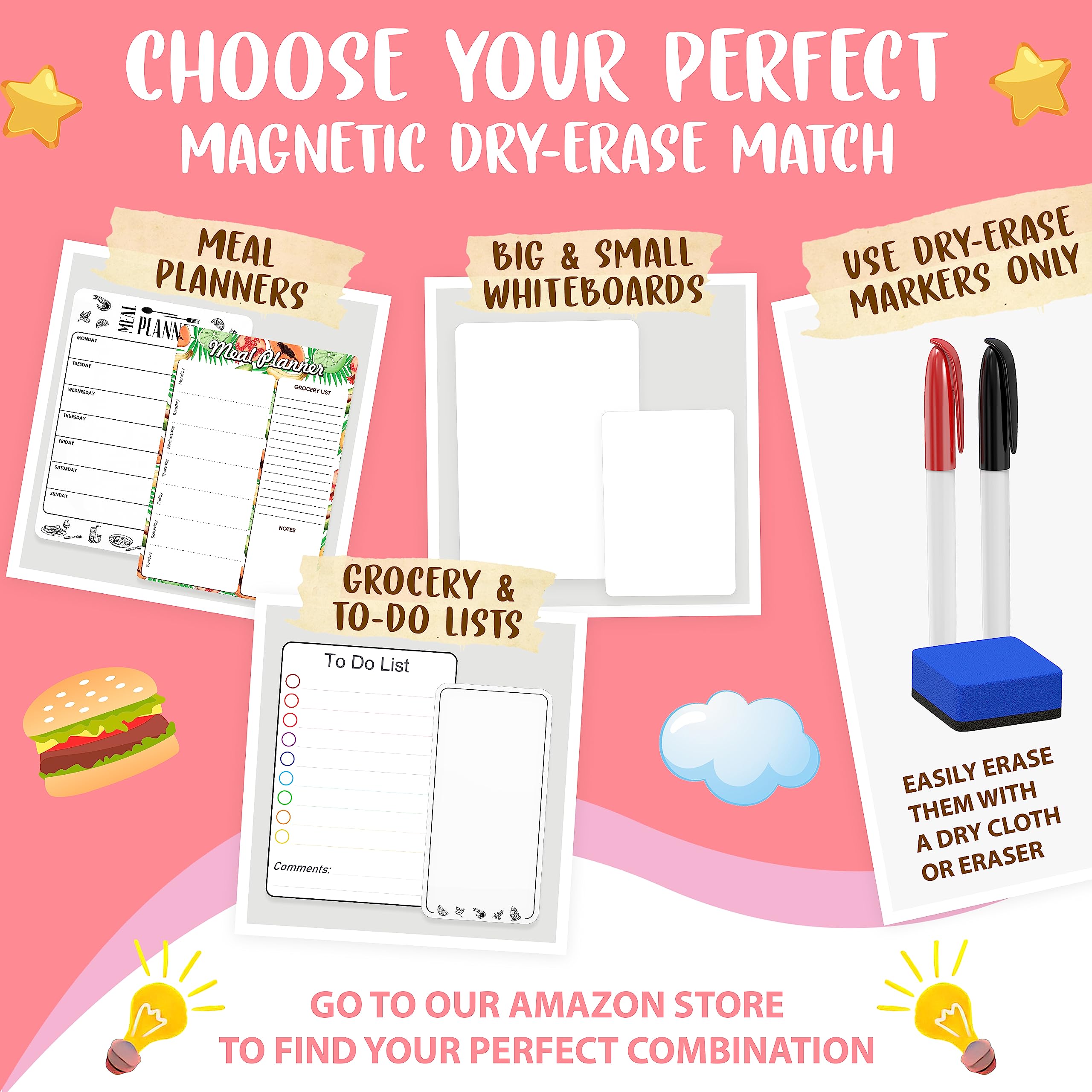 Magnetic Chore Chart for Kids 22×31 (A4) – Dry Erase Chore Chart ...