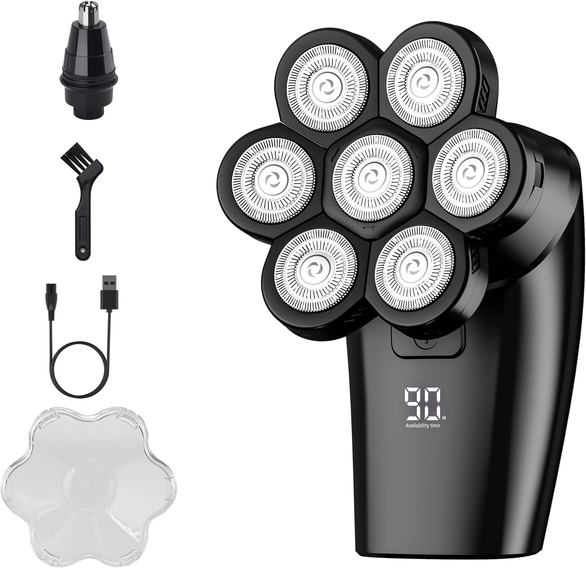 Amazon.com: Electric Head Shavers for Men,2 in 1 Head Shavers for Bald ...