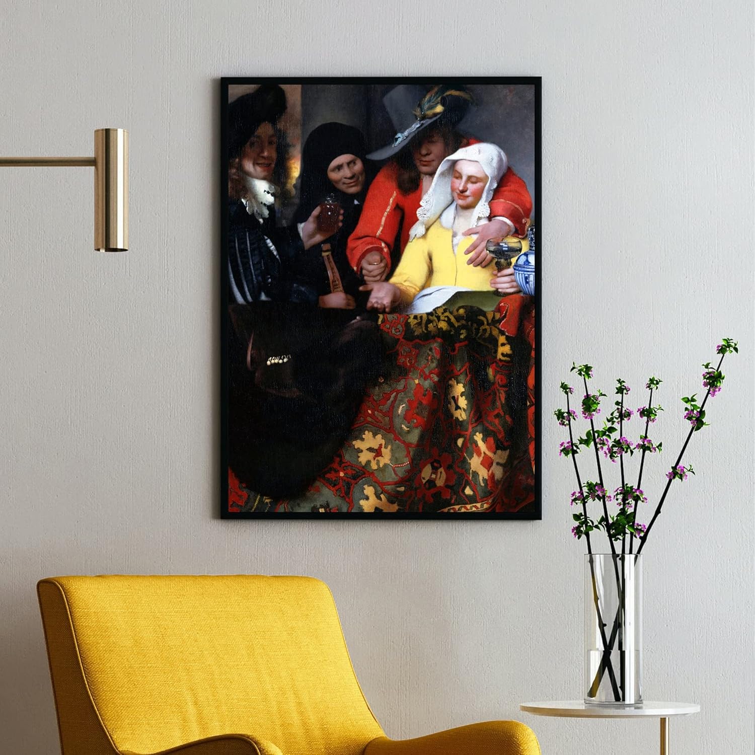 Amazon.com: The Procuress - 1656 | Johannes Vermeer | Living Room Decor ...
