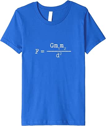 Amazon.com: Gravity Physics Equation T-Shirt for Physicists Teachers ...