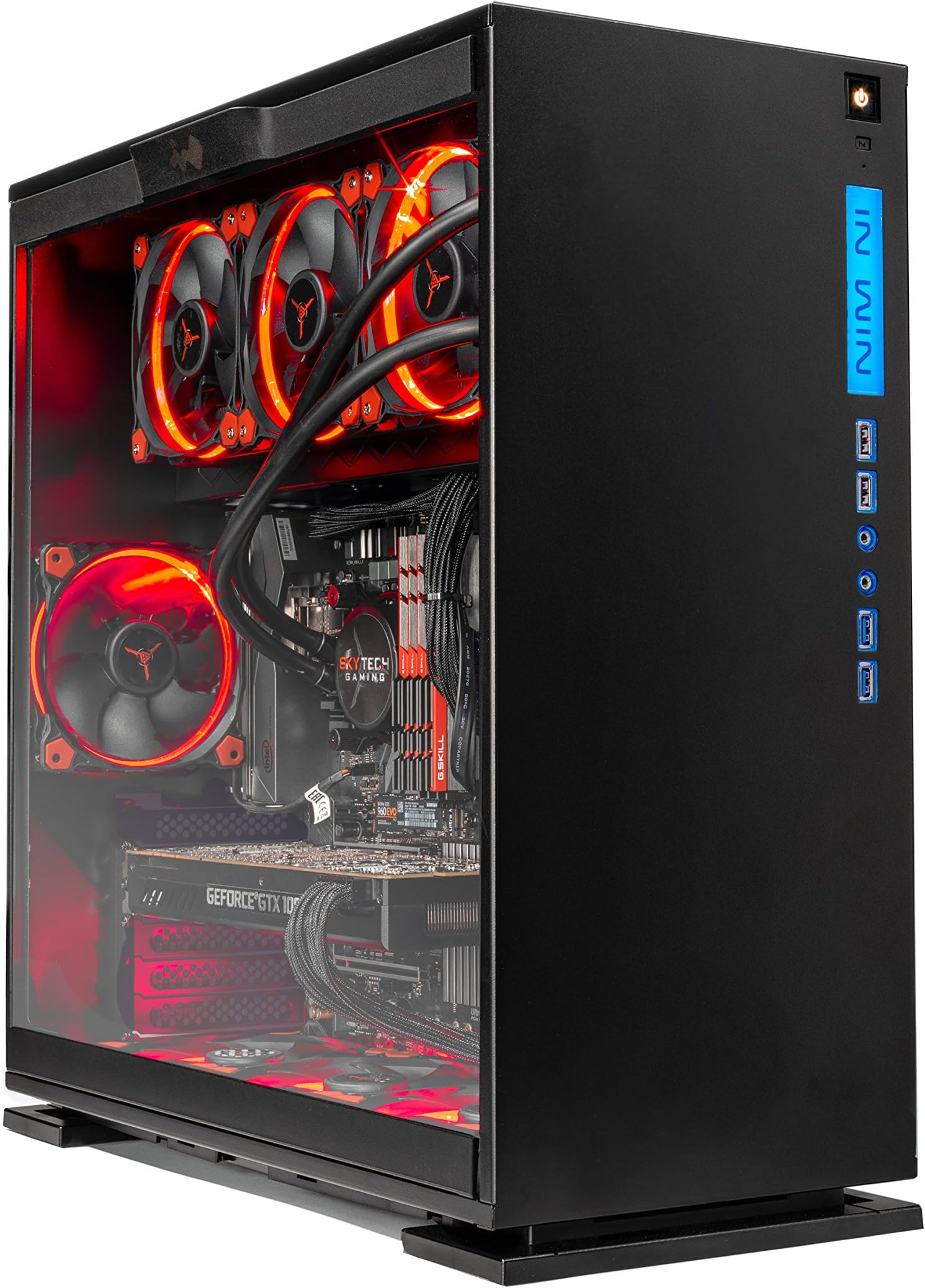 Amazon.com: SkyTech Archangel 3.0 Gaming Computer PC Desktop - Ryzen 5 ...