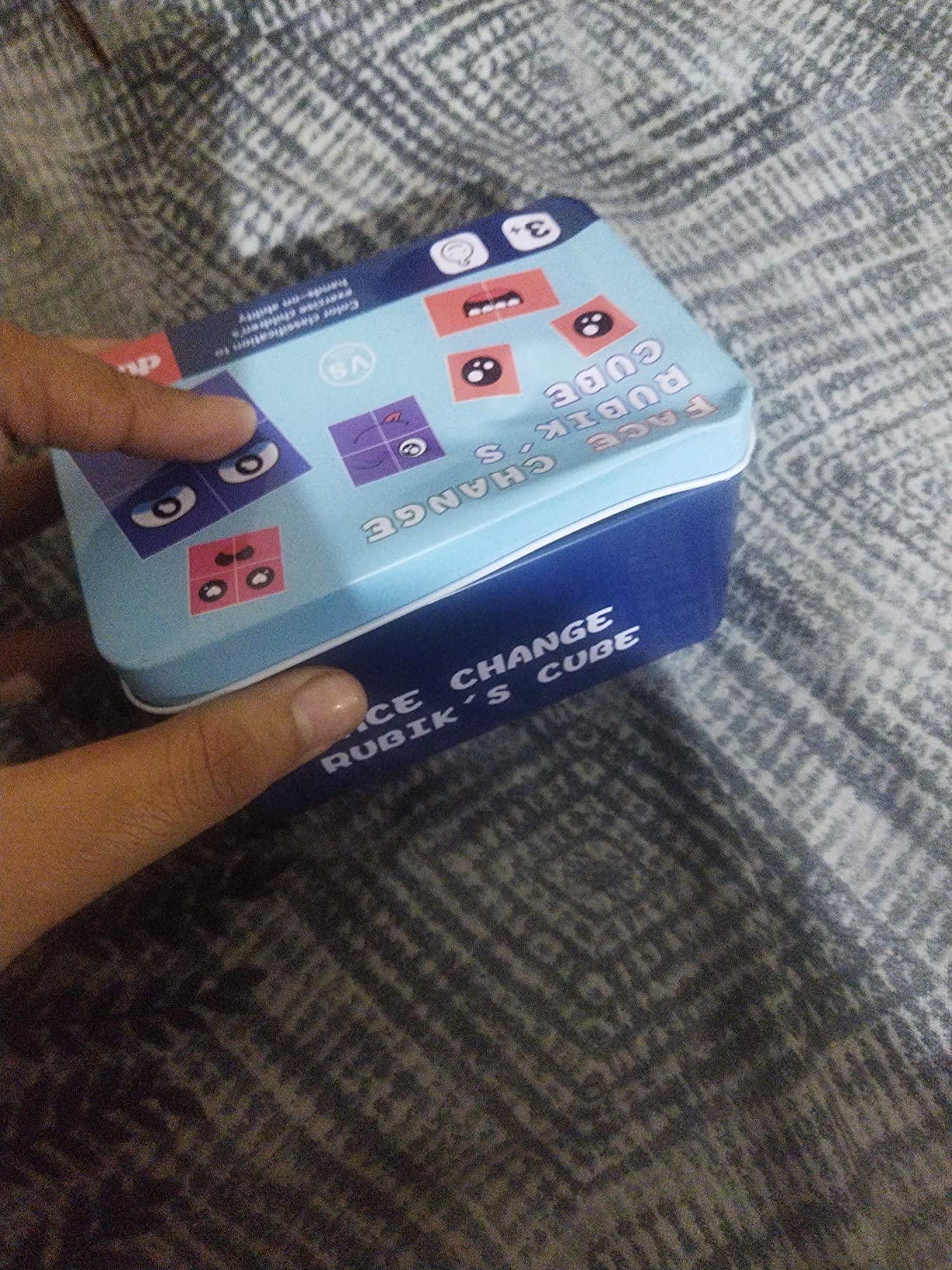 ROYCO Wooden Emoji Cube Face Changing Game For Kids|Expressions ...