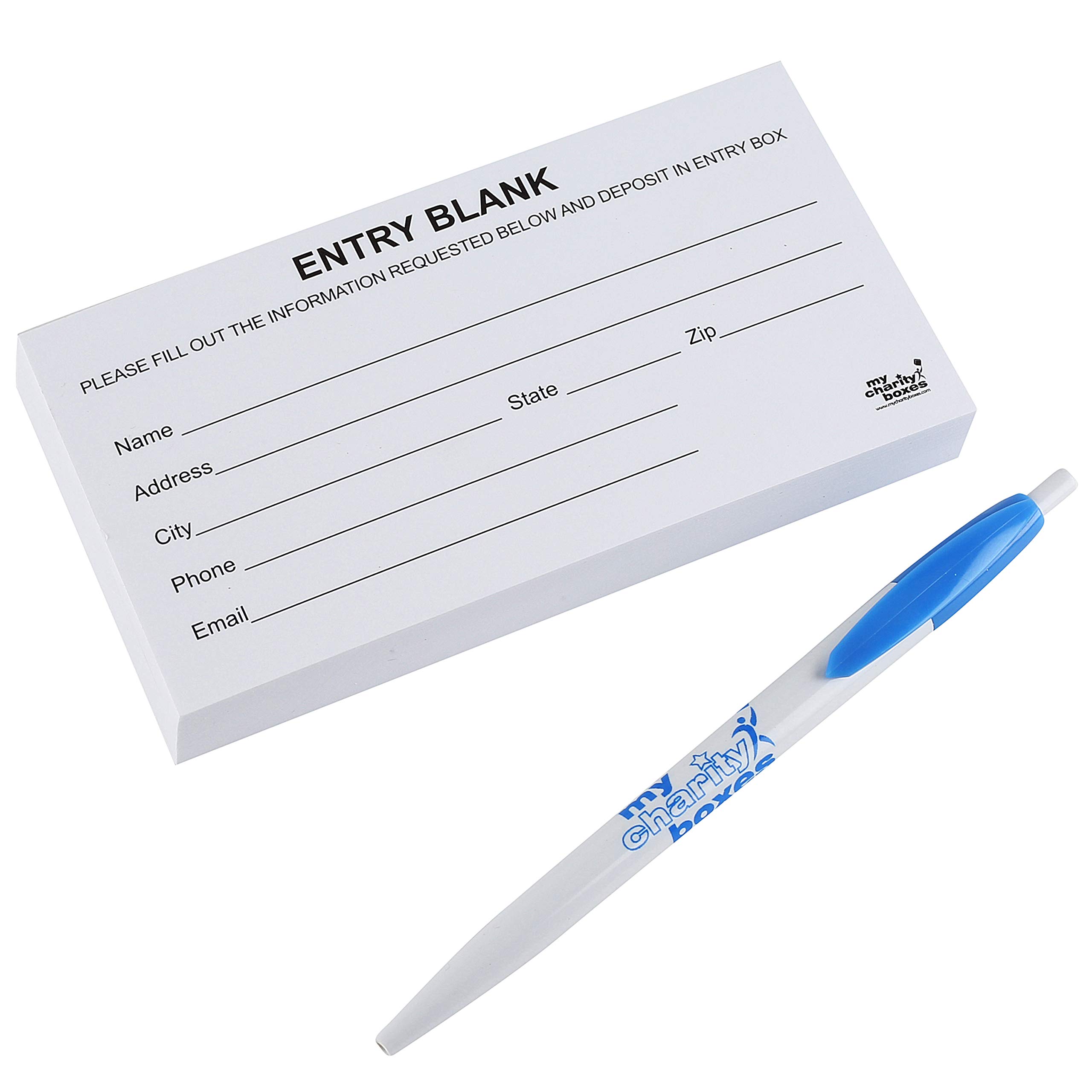 Snapklik.com : Entry Form Pads For Raffles Drawing Forms Tickets For ...