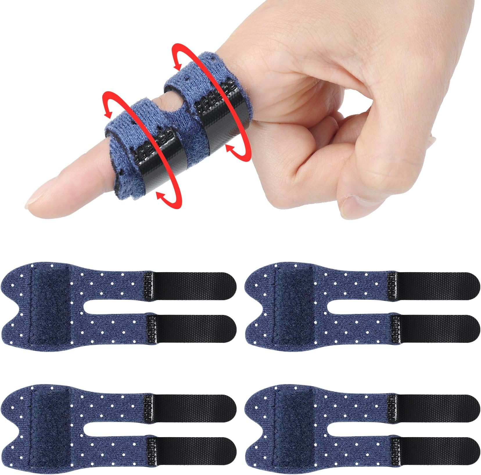 Amazon.com: Senkary 20 Pieces Finger Protector Sleeves Elastic Thumb ...