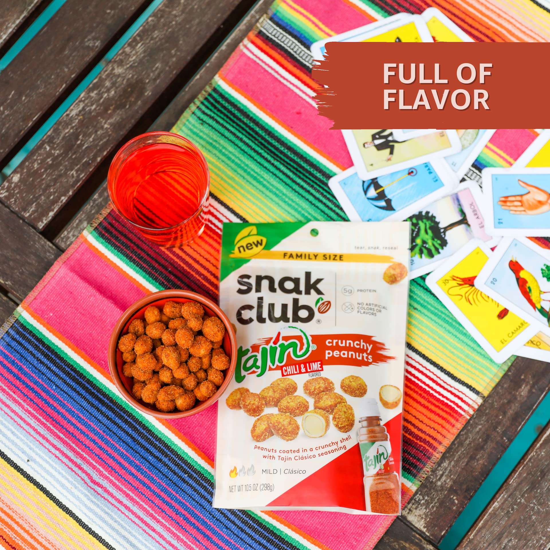 Snapklik.com : Tajin Crunchy Peanuts, Mild Chili & Lime Flavor, Zesty ...