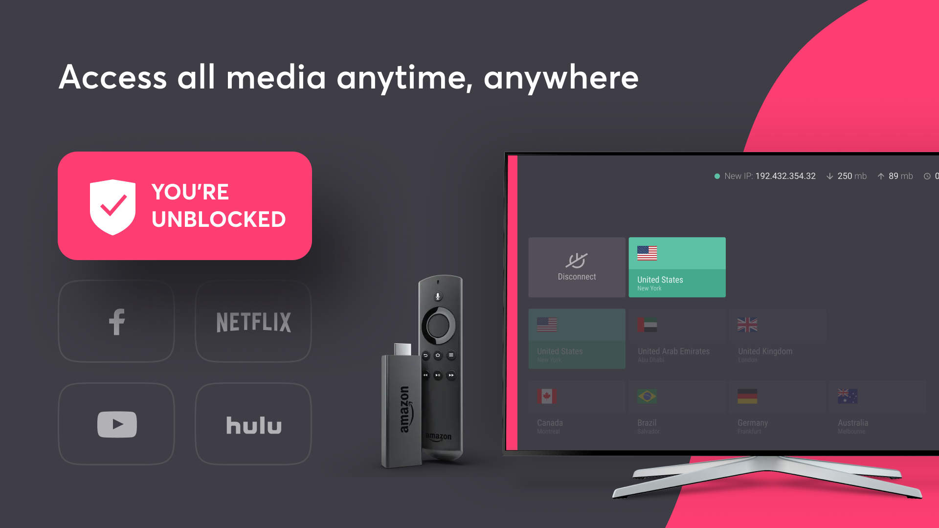 WeVPN: Best VPN for Fire TV & Tablets | 400+ Streaming Services ...