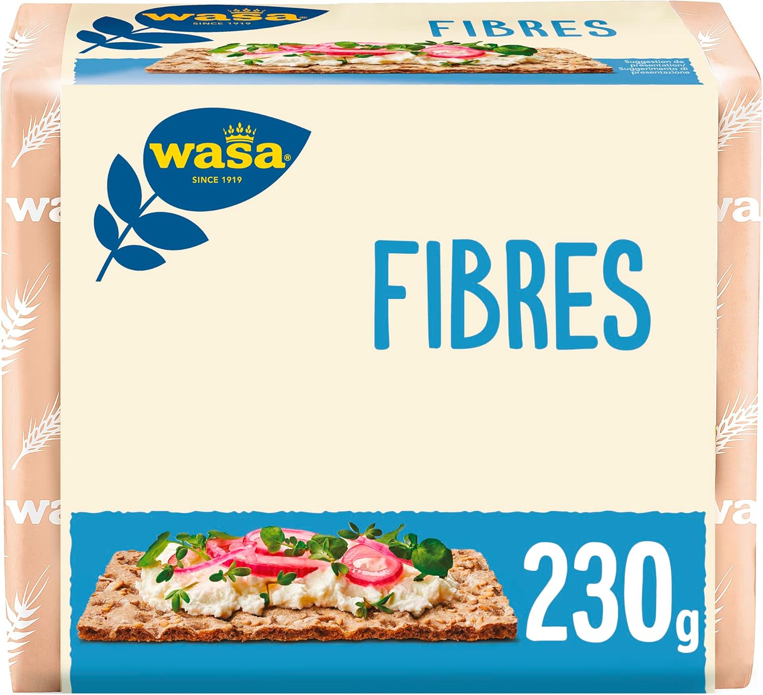 Wasa Fibres, Cracker con 100% Segale Integrale, 230 g, Ricchi di Fibre : Amazon.it: Alimentari e ...