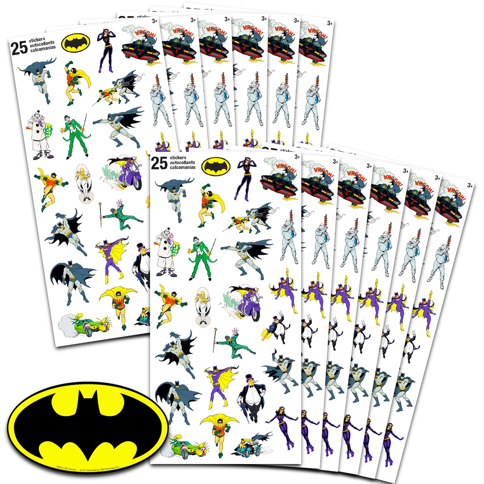 Amazon.com: DC Comics Batman Party Favors for Boys & Girls Bundle ~ 12 ...