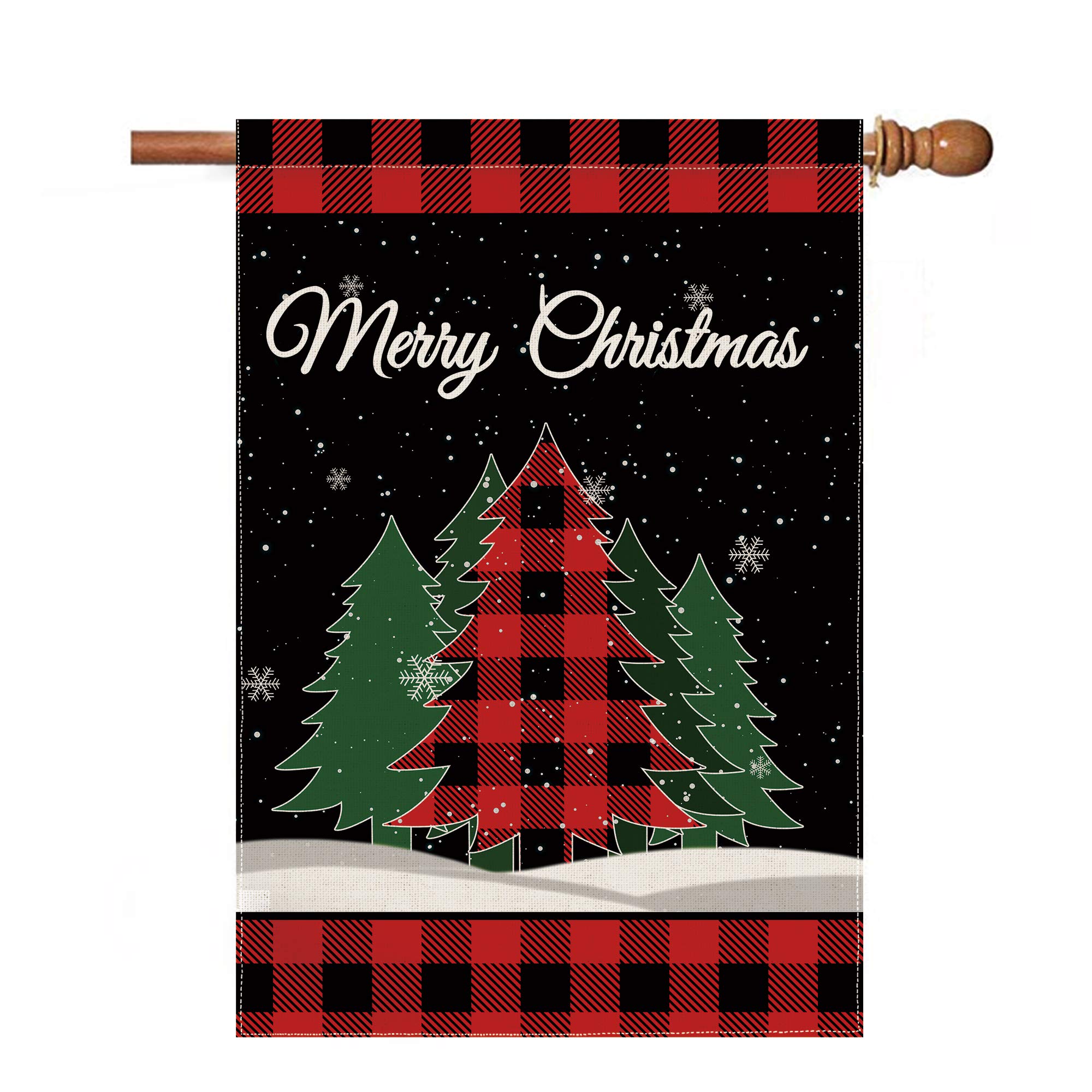 Amazon.com : pinata Christmas Tree Garden Flag 28 X 40 Inch Double ...