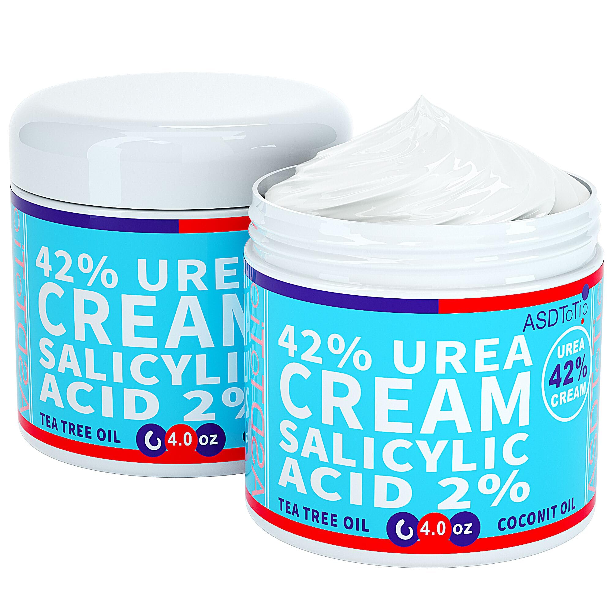 Amazon.com : ASDToTio Urea Cream 42% - Premium Urea Foot Cream - With 2 ...
