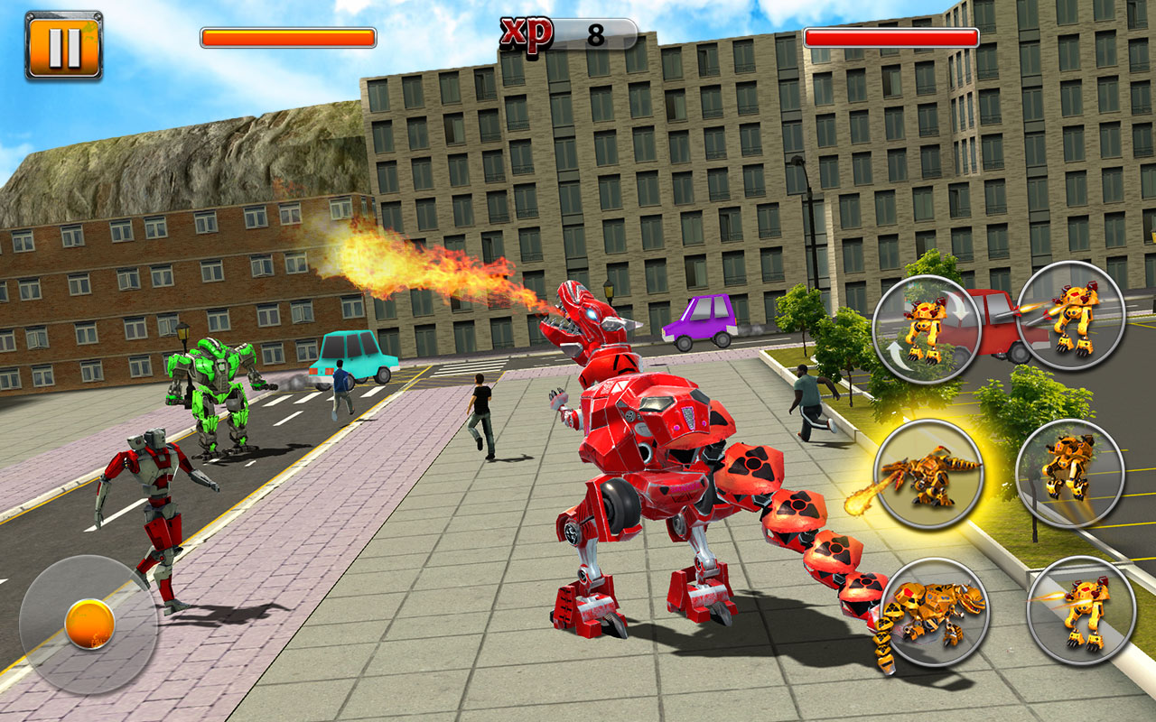 Scary Dino Robot 3D : City Battle 2018 - App on the Amazon Appstore