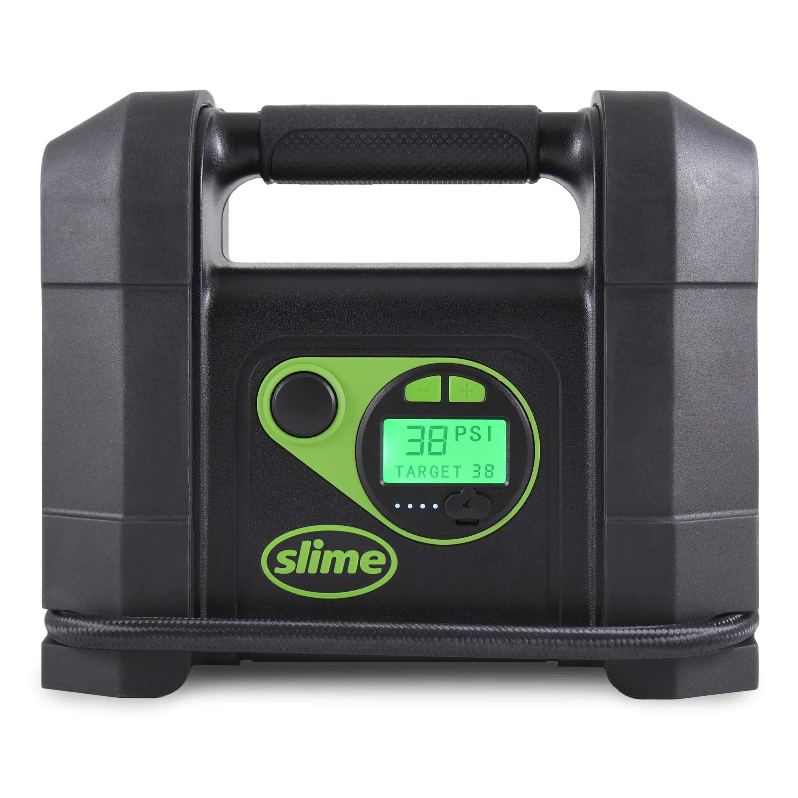 Slime 40080 Cordless Tire Inflator, Rugged Portable Air Compressor Pump ...