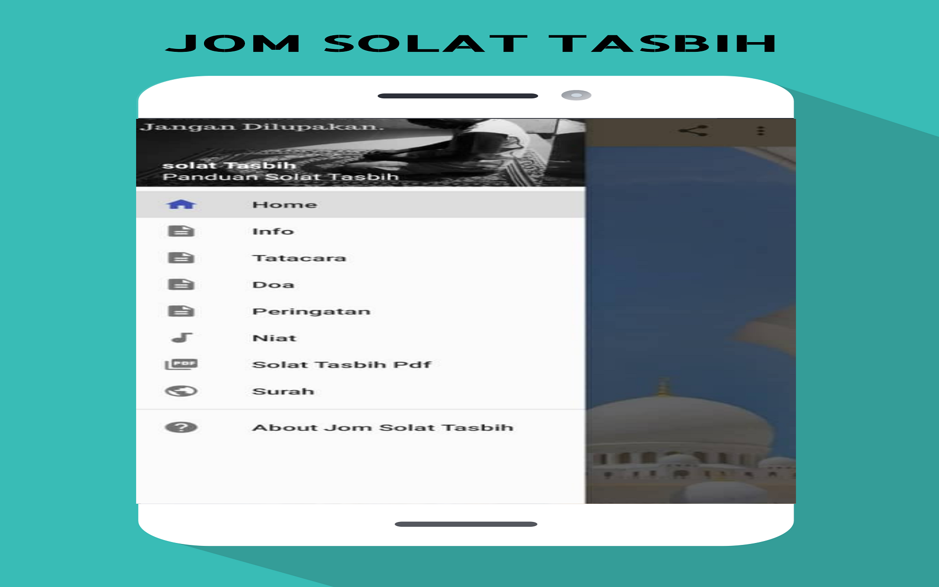 Jom Solat Logo JOM SOLAT DULU! MENDIDIK ROHANI MELALUI IBADAH SOLAT