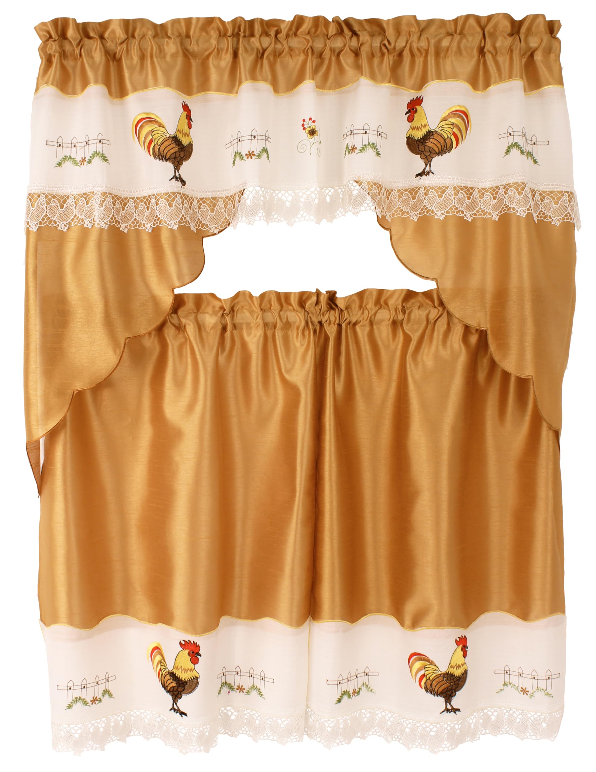 Amazon.com: VENICE COLLECTIONS Rooster Macrame Embroidery Design ...