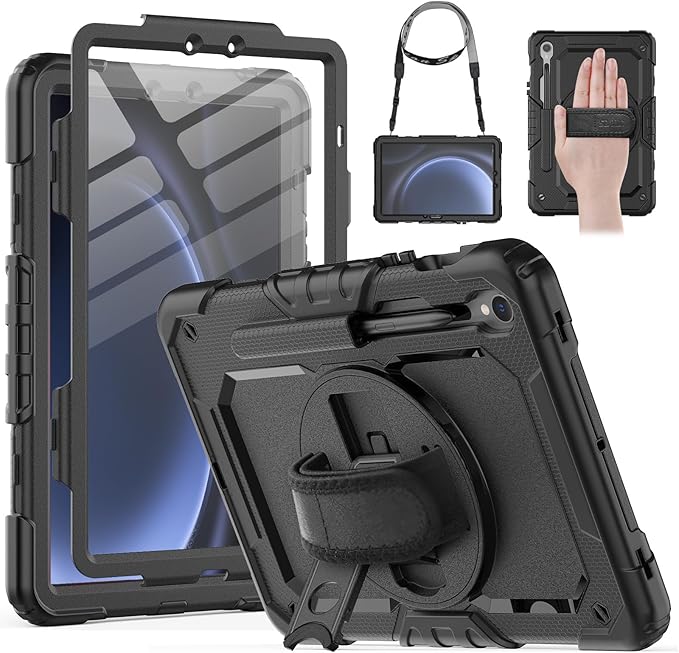 Amazon.com: HXCASEAC Case for Galaxy Tab S10 FE / S9 / S9 FE 5G ...