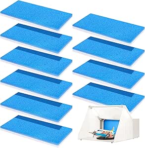 Amazon.com: HolyMaji 6 Pieces Paint Booth Air Filters, Airbrush Booth ...