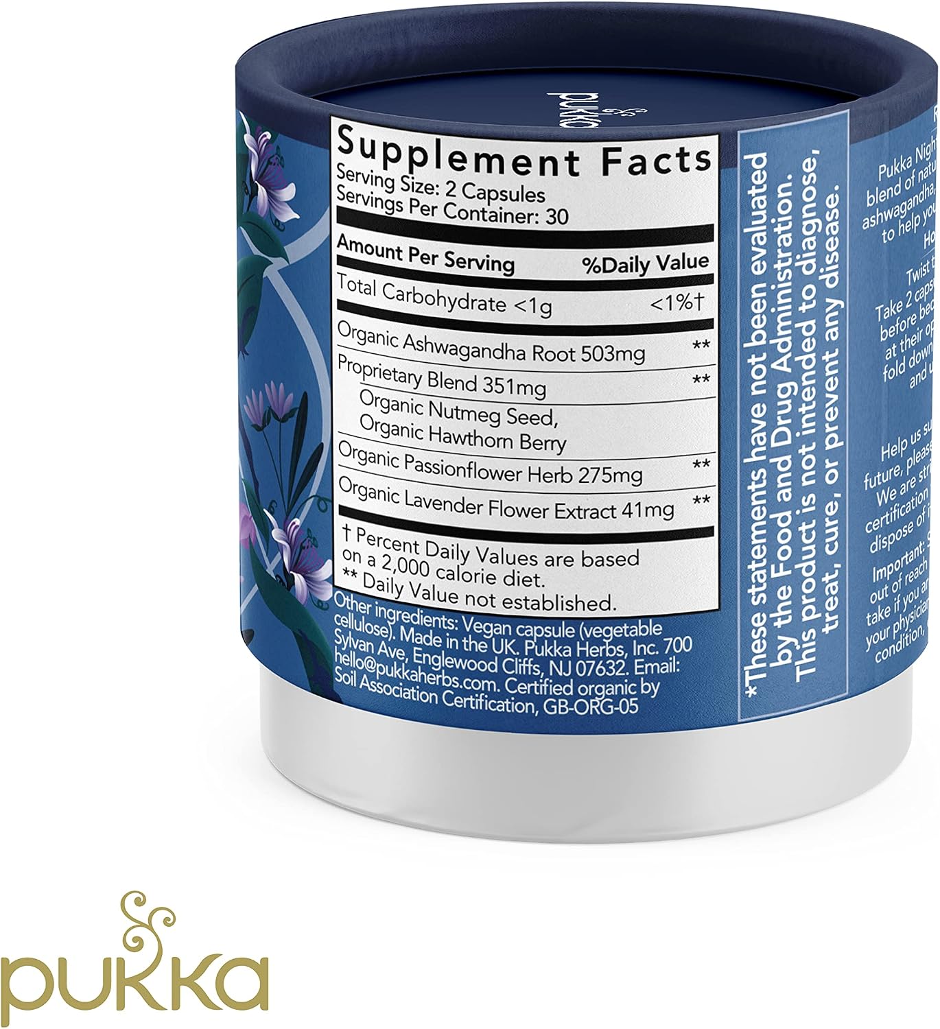 Buy Pukka Herbs | Night Time Sleep Organic Herbal Supplement | Natural ...