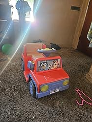 Amazon.com: Bluey 6V Ride On Car for Toddlers - Interactive Electric ...