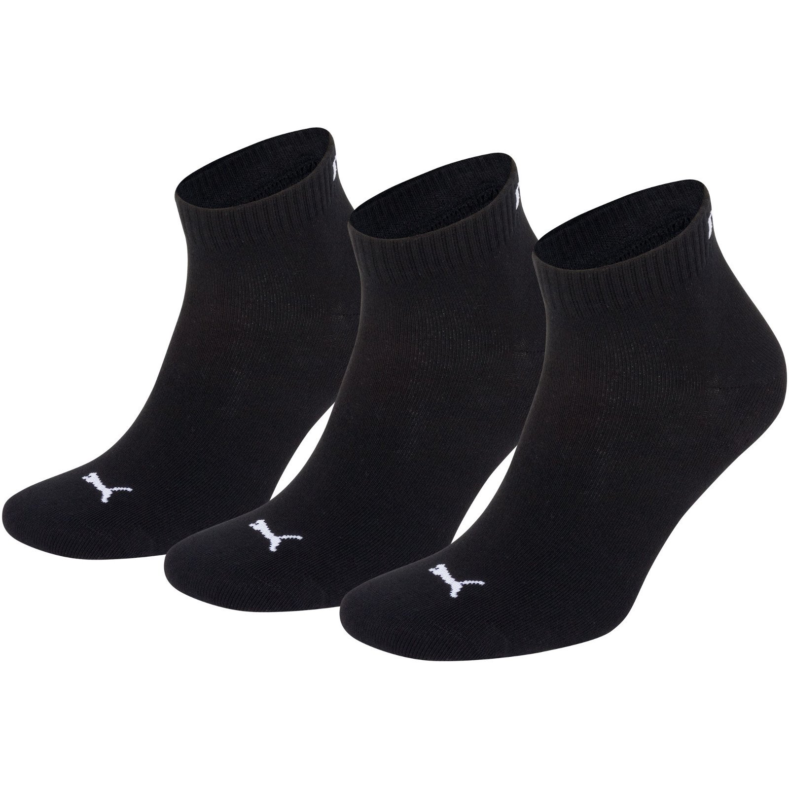 Amazon.com: PUMA Trainer Quarter Socks (3 Pairs) Black 9-11 : Clothing ...