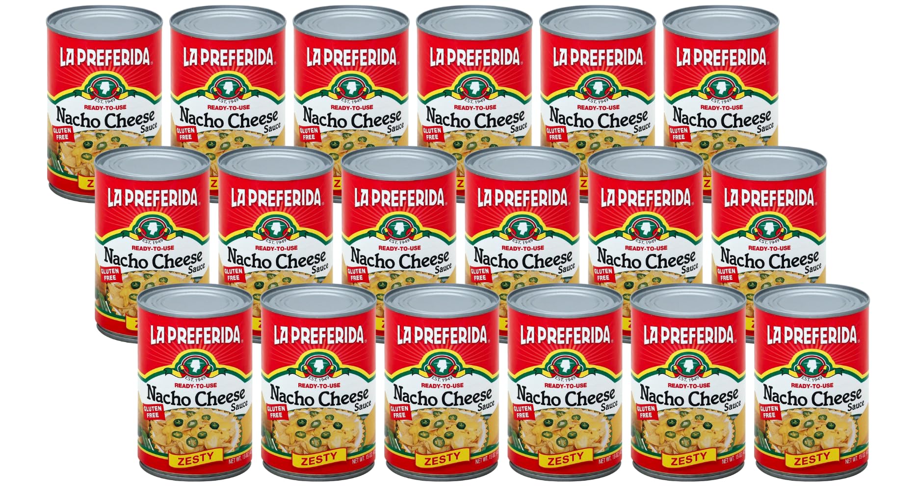 Amazon.com: La Preferida Nacho Cheese Sauce, 15 Ounce (Pack of 18)