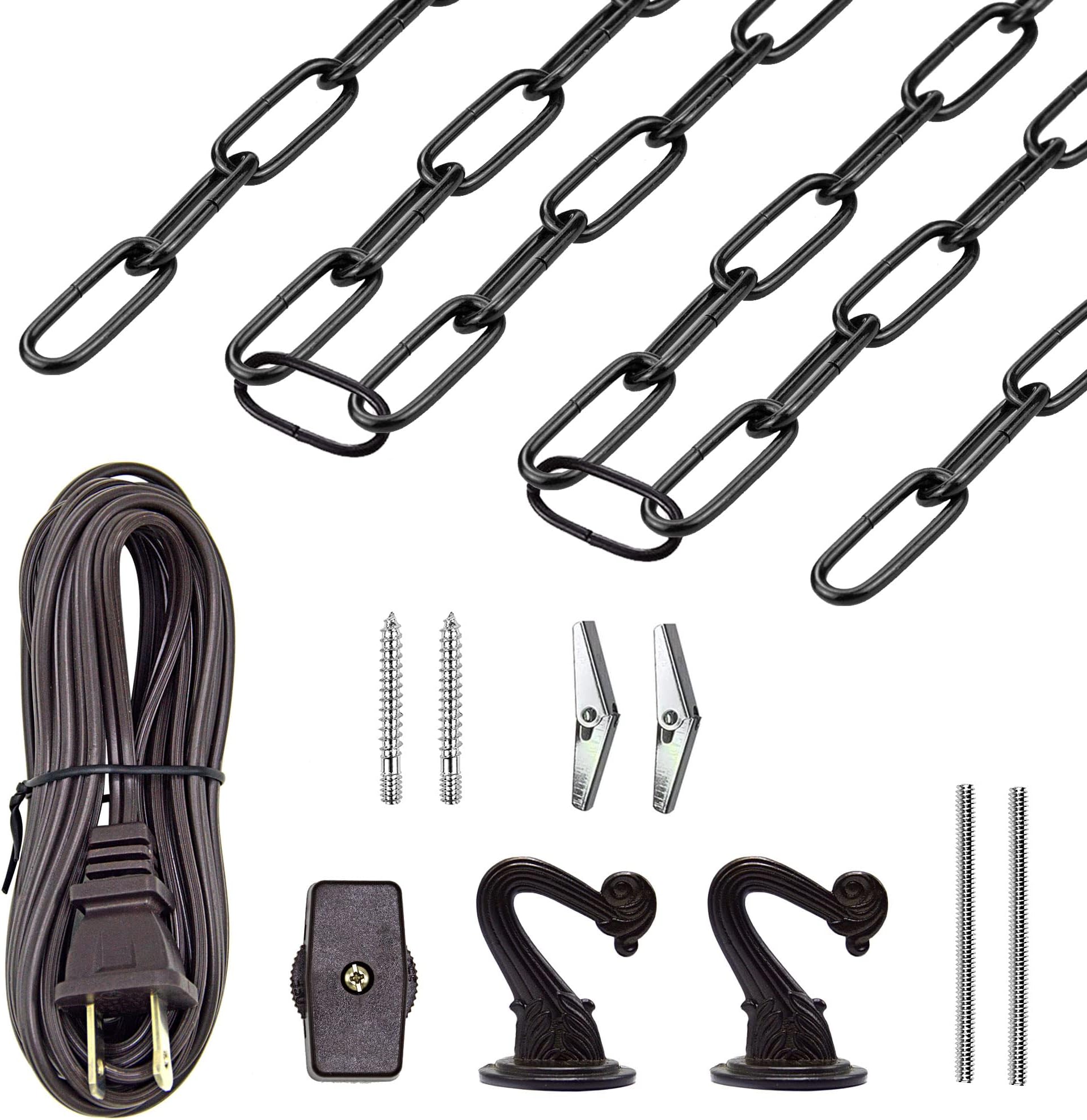 Amazon.com: ECUDIS Swag Light Kit, Lamp Parts Chandelier Light Fixture ...