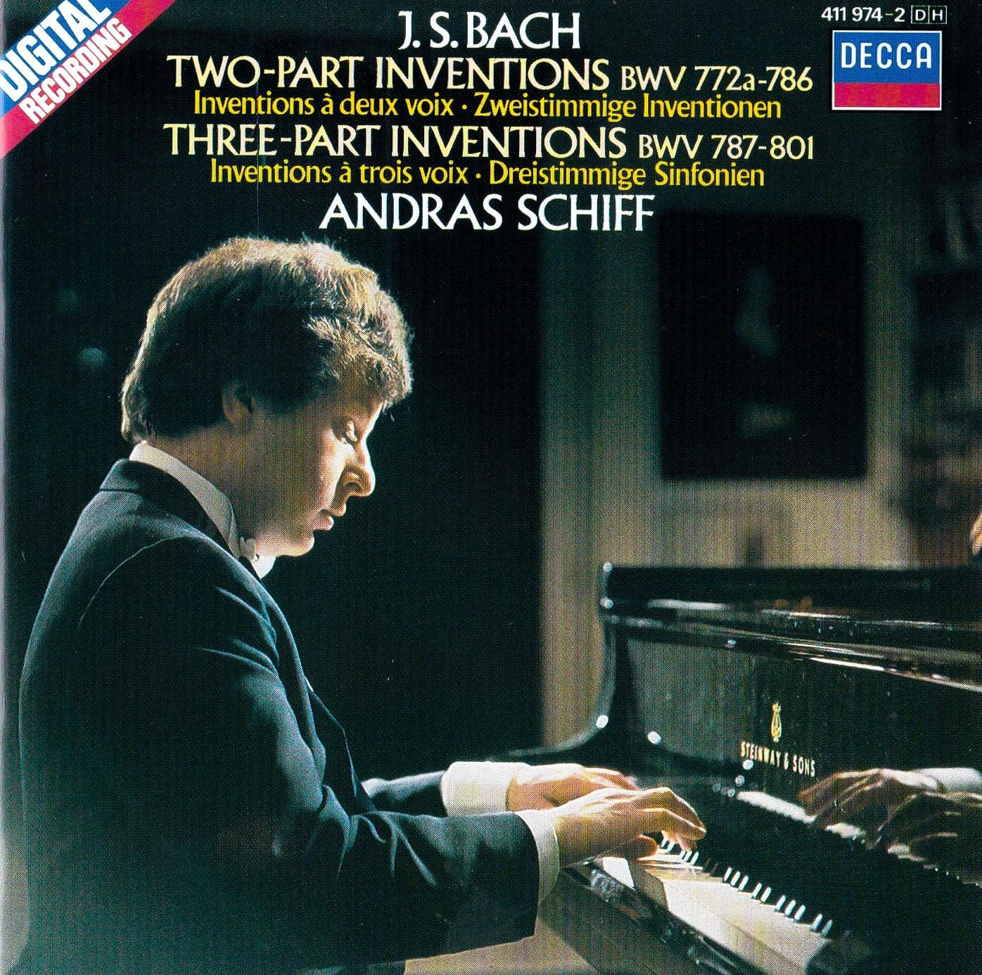 J. S. Bach: Two Part Inventions & Three Part Inventions: Schiff, András ...