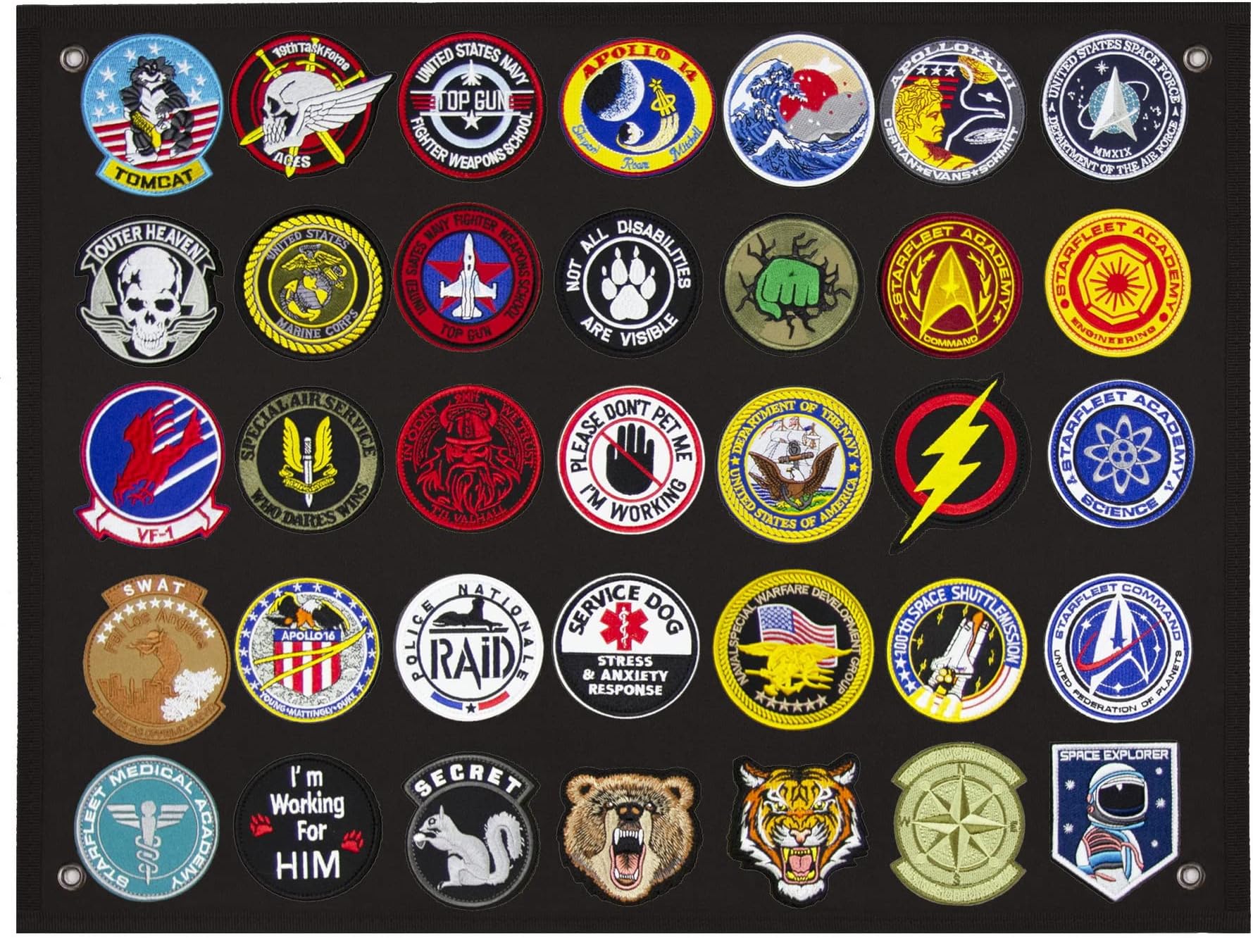 Amazon.com: Tactical Patch Display Board 24 x 18 Inch Foldable Military ...