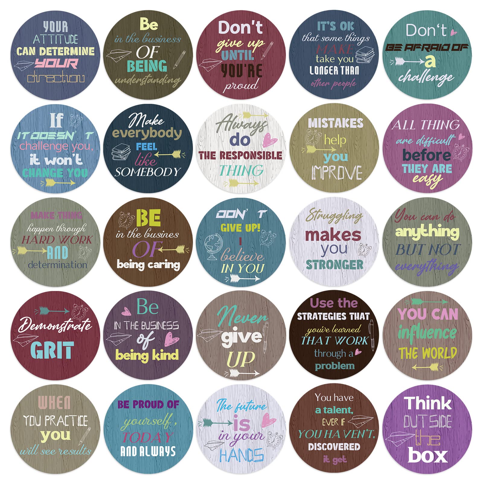 Educational Encouragement Coins 2.36 Inch 150 Pcs Positive Affirmation ...