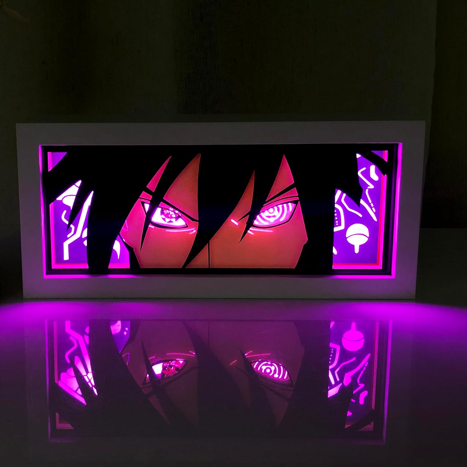 Amazon.com: Anime Light Boxes RGB Multi Color Paper Cut Shadow Led ...