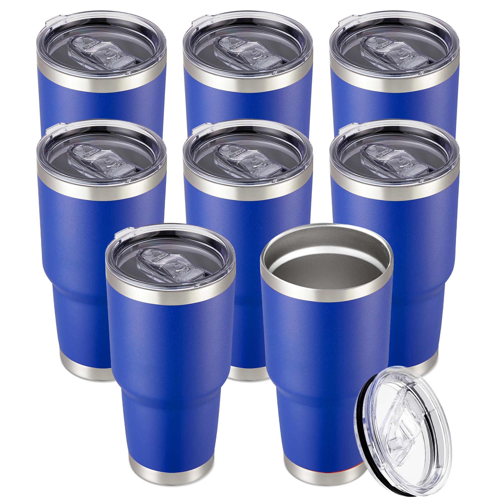 Amazon.com | Cool Yoleb 30 oz Tumbler with Lid Stainless Steel Tumblers ...