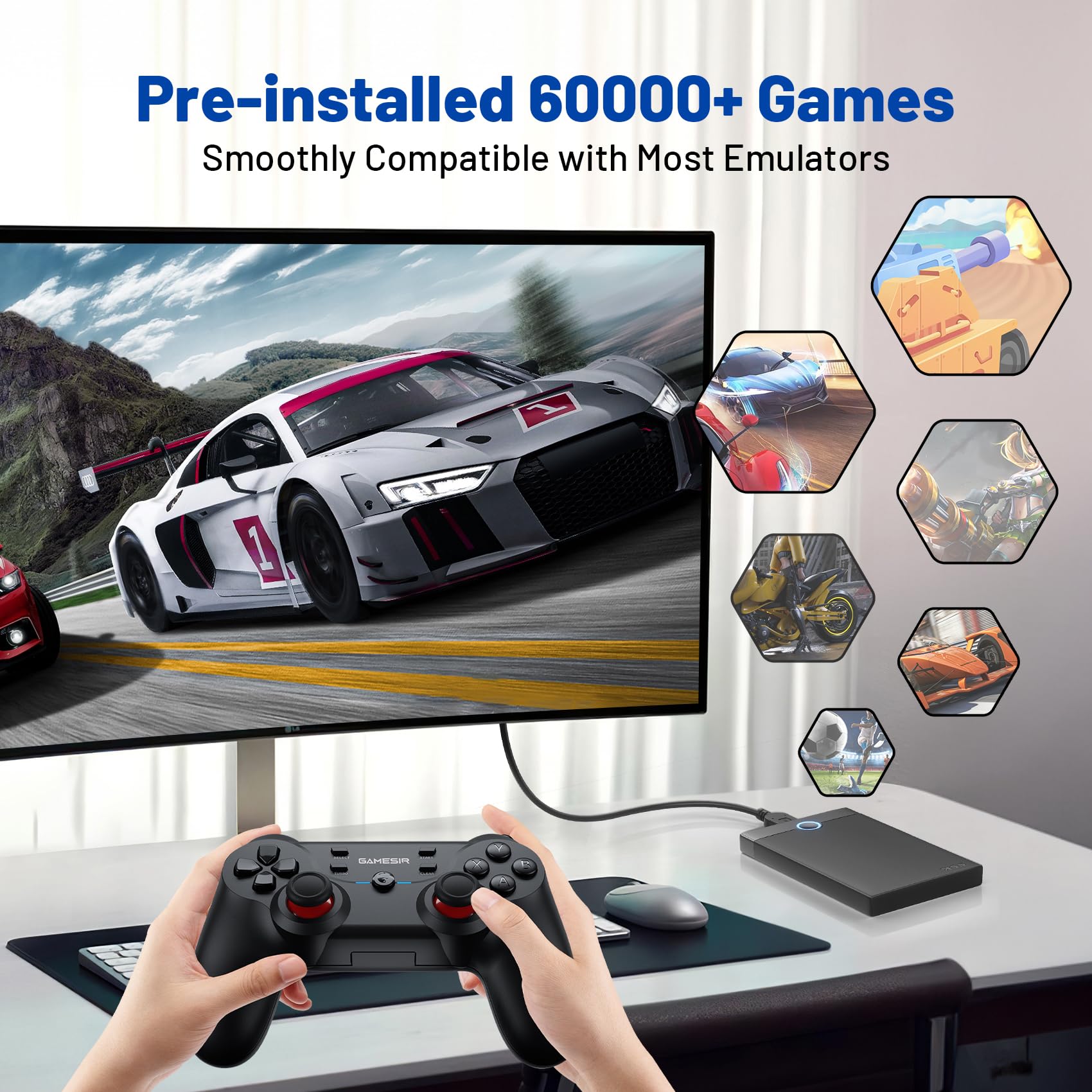 Snapklik.com : Retro Game Console Retroplay HDD - Plug & Play Emulator ...