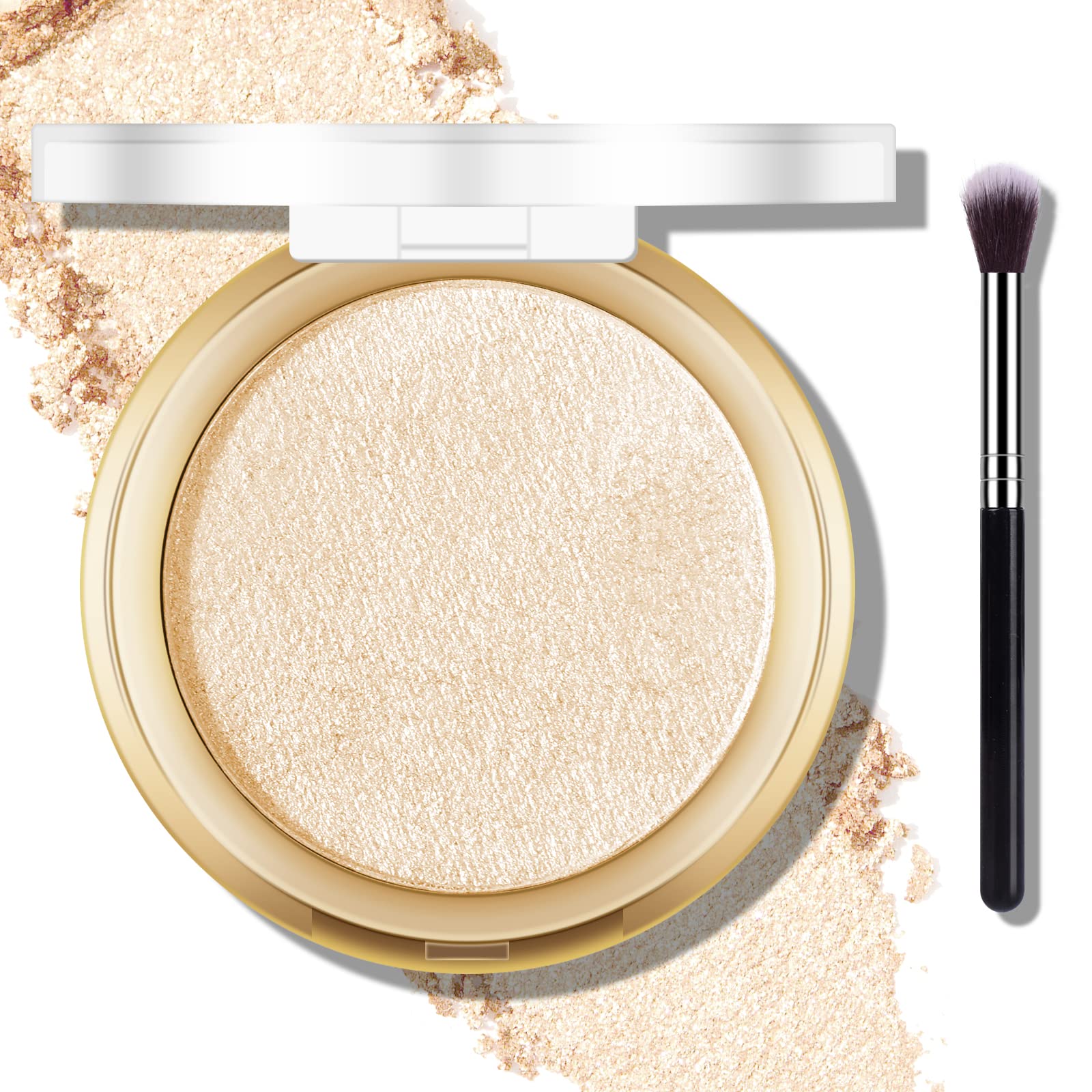 Amazon.com: FREEORR Baked Highlighter Powder Palette, Makeup ...