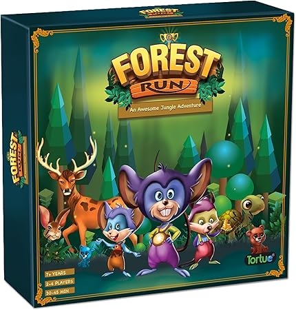 Amazon.com: Tortue Forest Run Board Game - Awesome Jungle Adventure ...