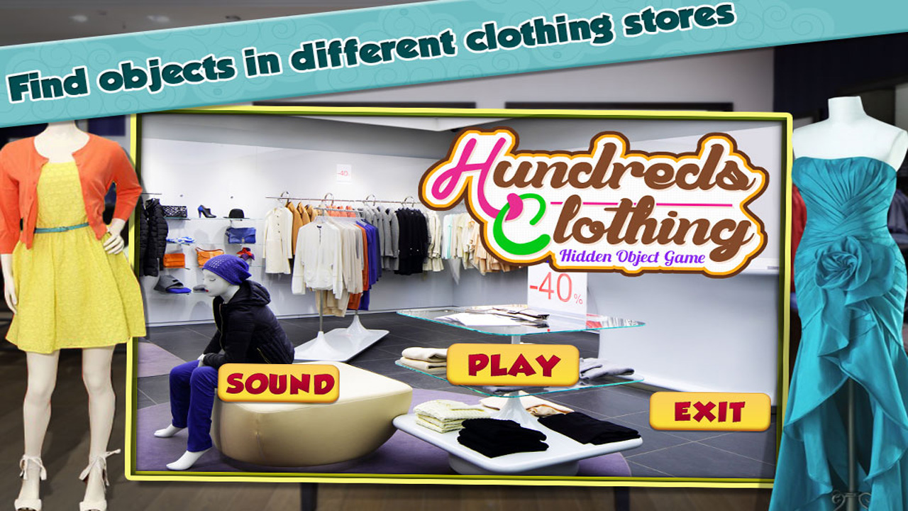#18 - Hundreds Clothing - New Free Hidden Object Games - App on Amazon ...