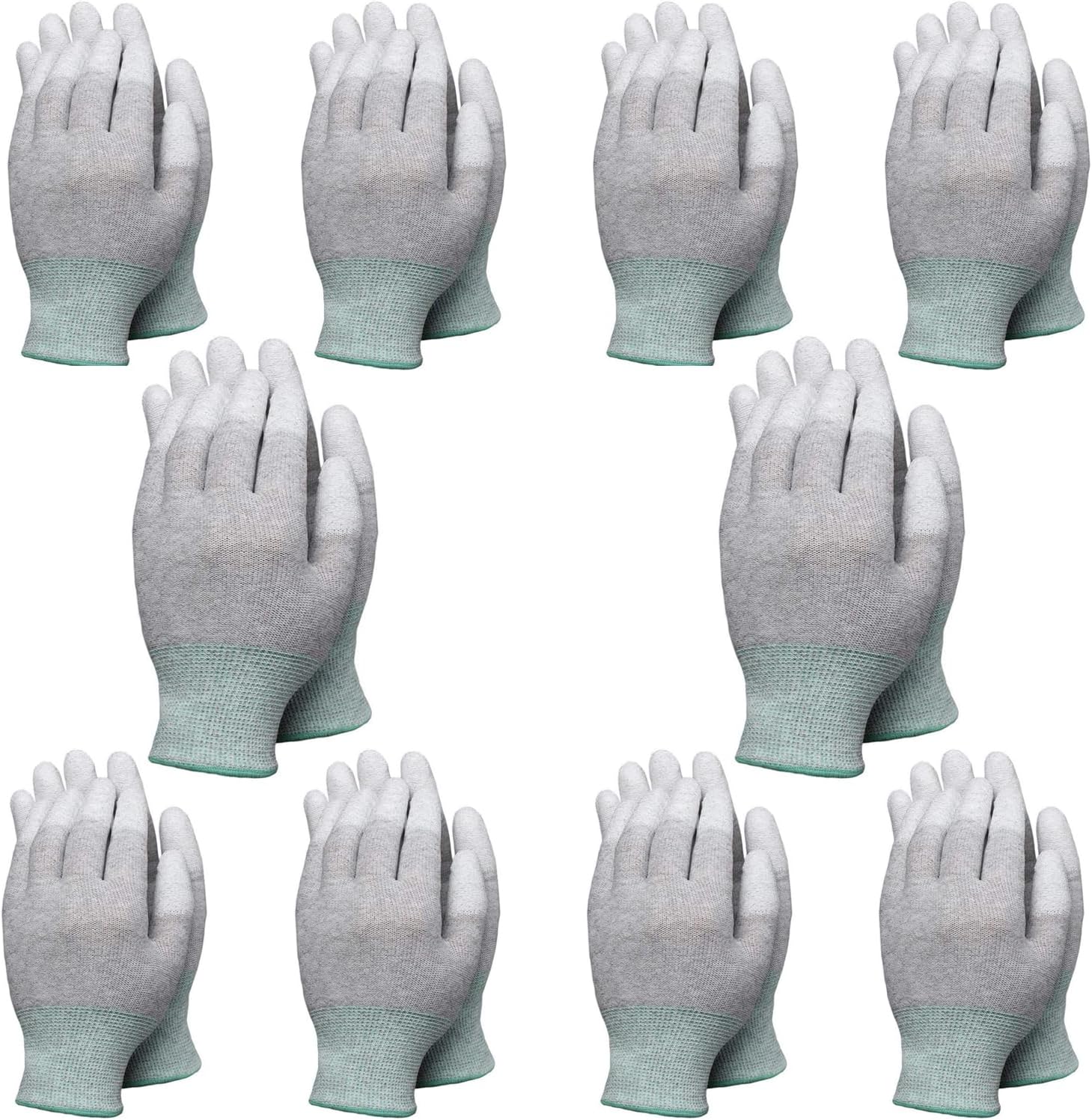 DISHIVA ESD Gloves Pack of 10 Pairs | Anti-Static Protection for ...