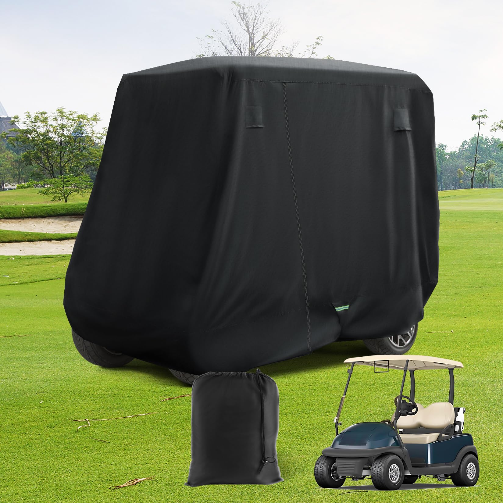 Amazon.com: Drive-up Golf Cart Cover Fits for 2/4 Passenger Yamaha Club ...