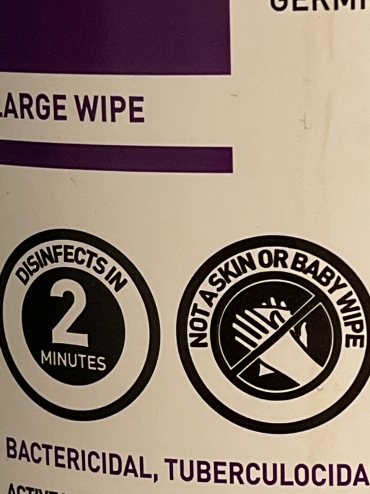 Amazon.com: Super Sani-Cloth Germicidal Dispoable Wipe - Fast 2-Minute ...