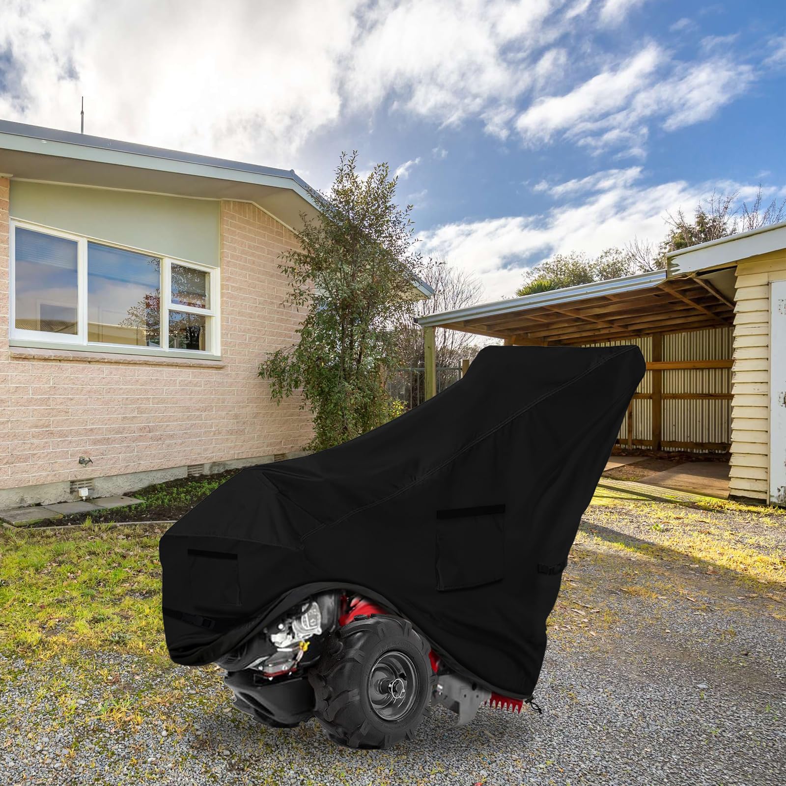 Snapklik.com : Okcool Gas Rototiller Cover, Universal Waterproof Heavy ...