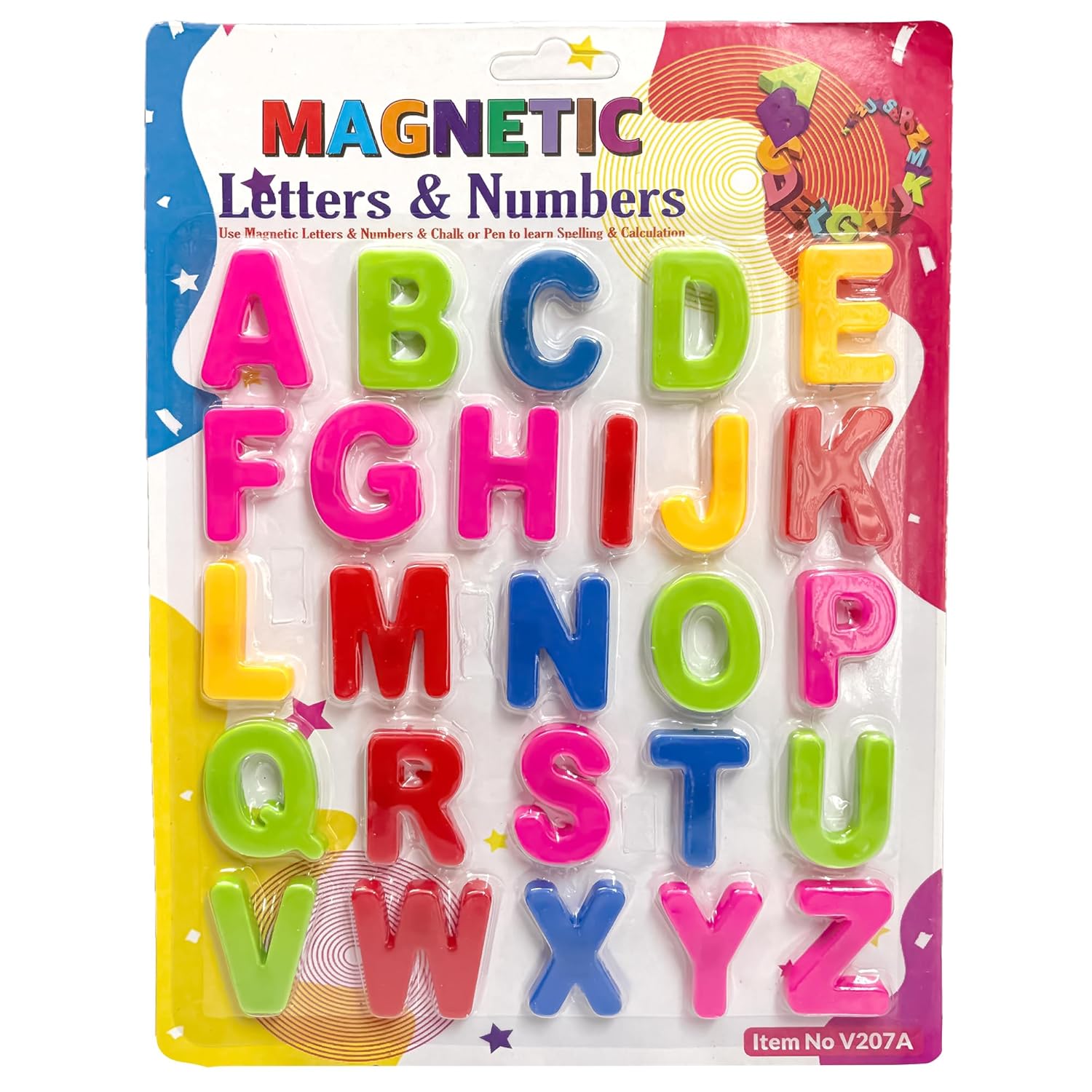Magnetic Alphabets | Educational Toy A to Z | A to Z Magnetic Letters ...