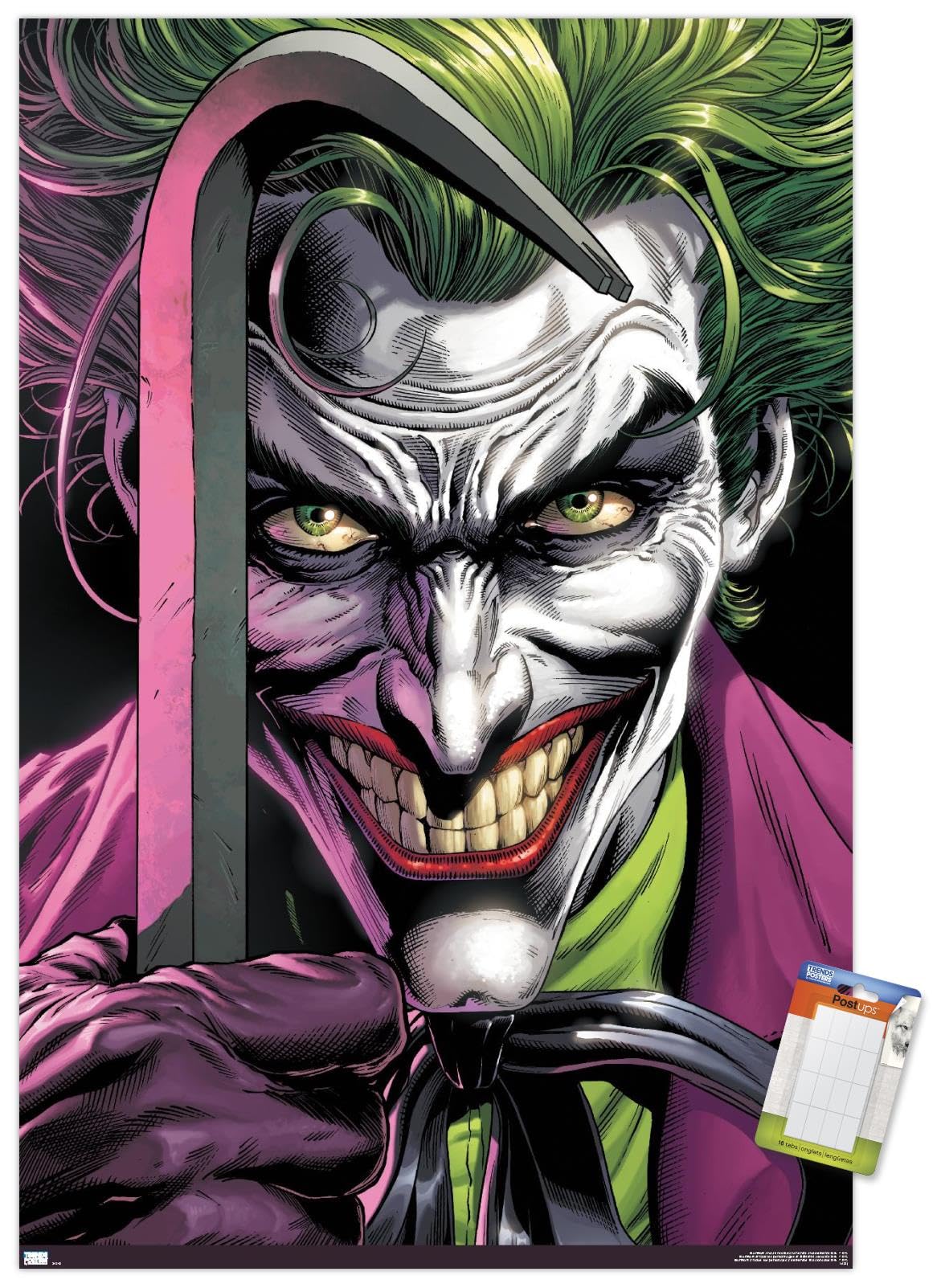 Amazon.com: Trends International DC Comics The Joker - Crowbar Wall ...