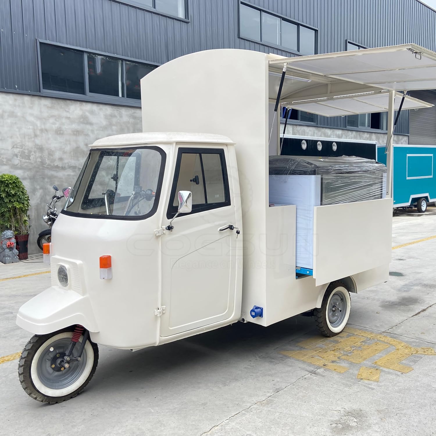 Amazon.com: FOB Food Truck Trailer APE Electric Food Trucks for Sale ...