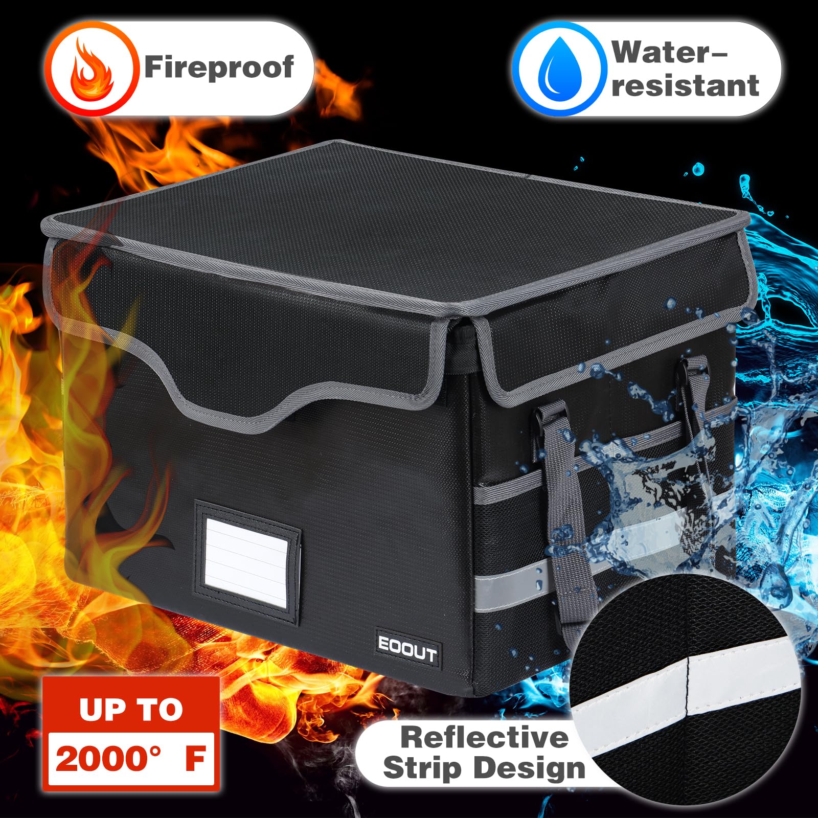 Snapklik.com : Fireproof Document Box, Fire Proof Safe Boxes For Home ...