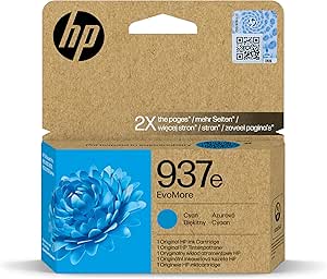 HP 937e EvoMore Cyan Original Ink Cartridge : Amazon.co.uk: Computers & Accessories