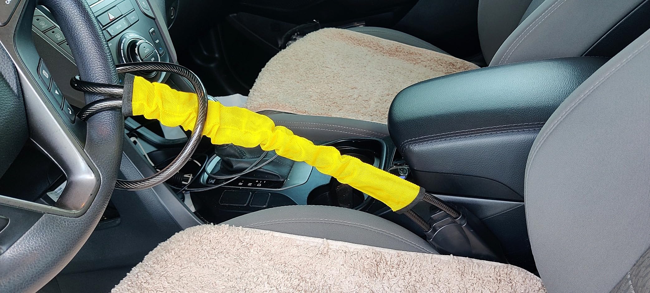 $5/mo - Finance Steering Wheel and Seat Belt Lock, Car Anti-Theft ...