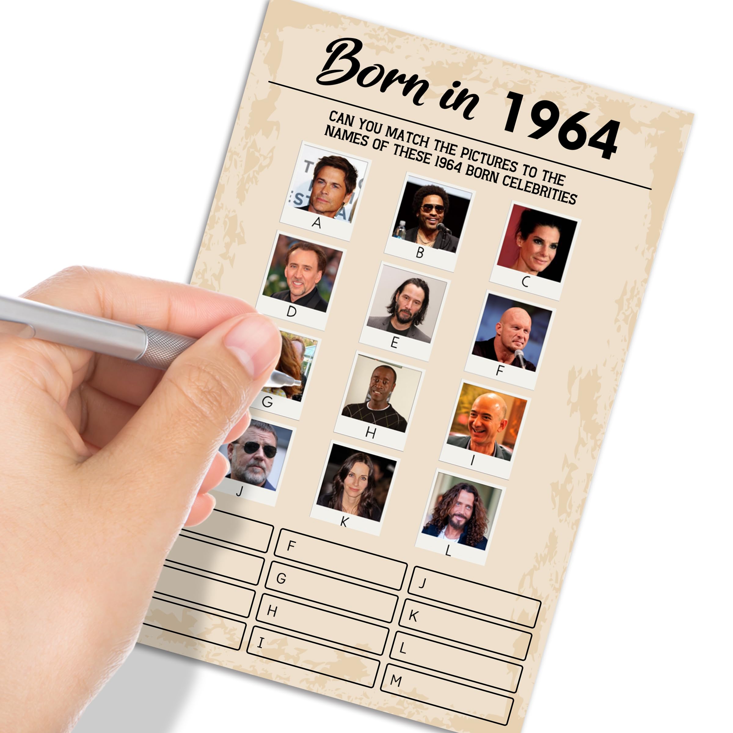 Snapklik.com : 60th Birthday Party Games, Born In 1964 Games, Birthday ...