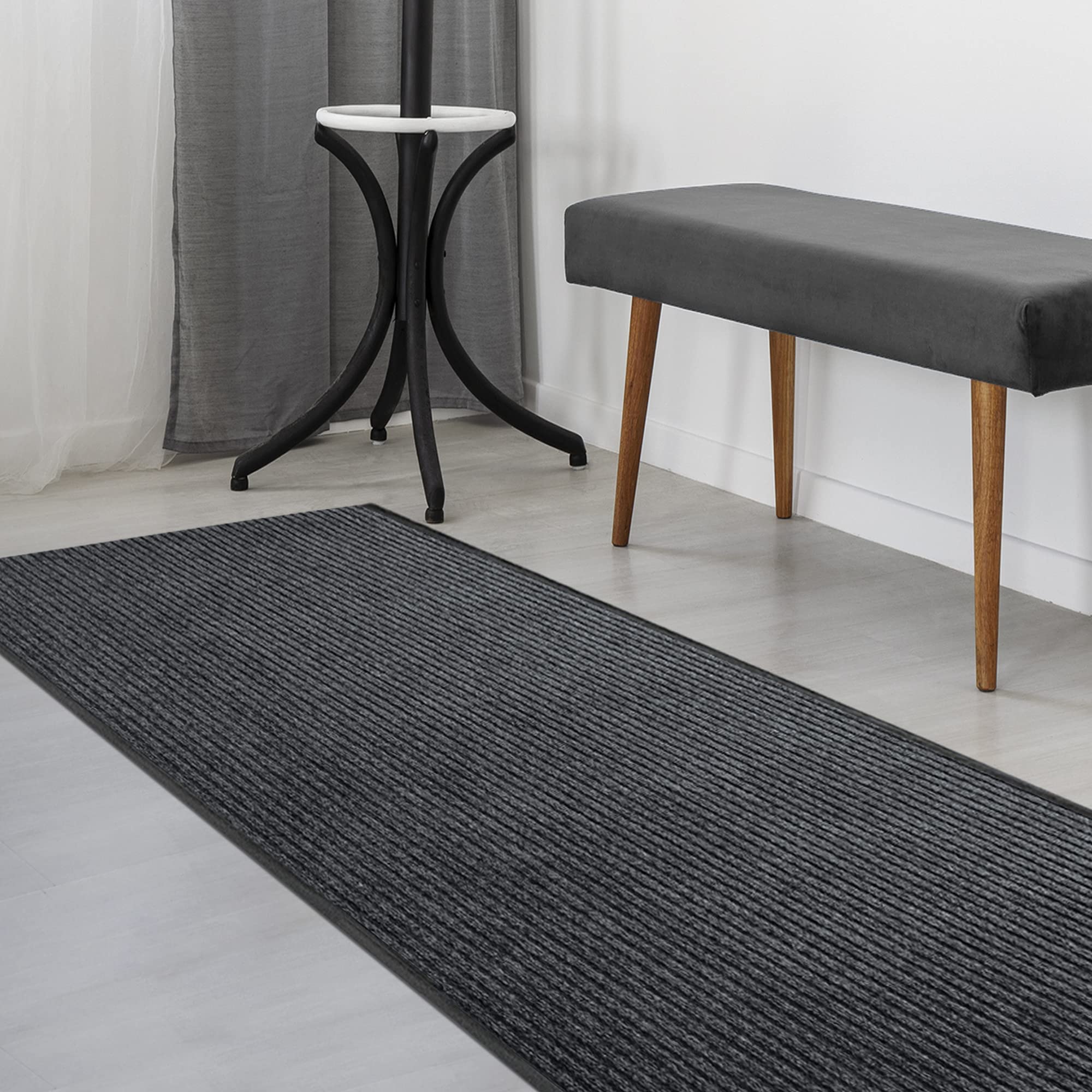 Amazon.com: iCustomRug Heavy Duty Interior/Exterior Waterproof Ribbed ...