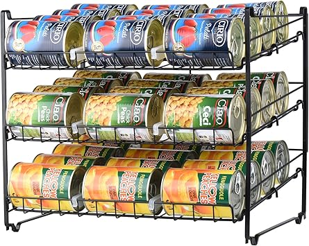 Amazon.com: Toplife Stackable Can Organizer Rack, Soda Can Beverage ...