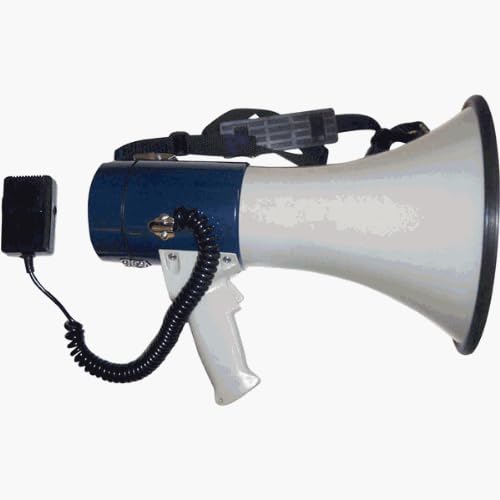 Amazon.com: Piezo Dynamic Megaphone 25W with Handheld Microphone ...